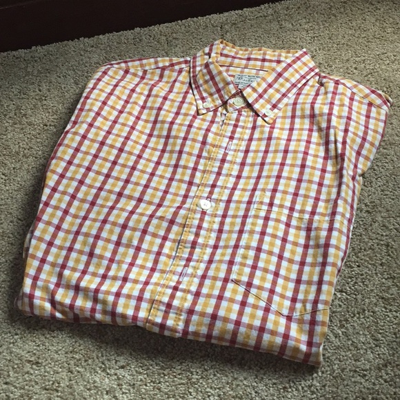 J. Crew | Shirts | J Crew Gingham Stripe Button Down Shirt | Poshmark